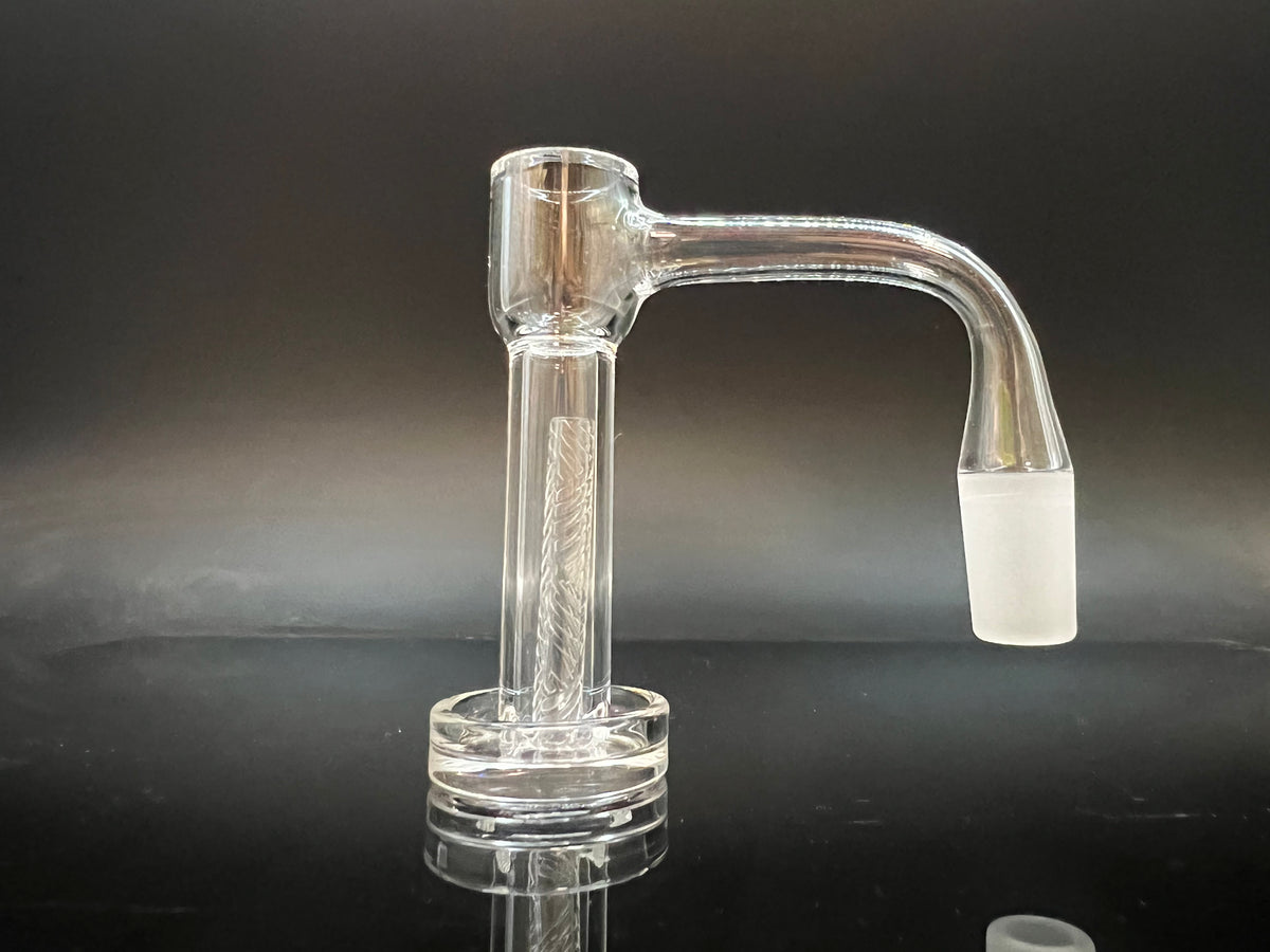 40mm Etch hollow pillar – Drip Glass
