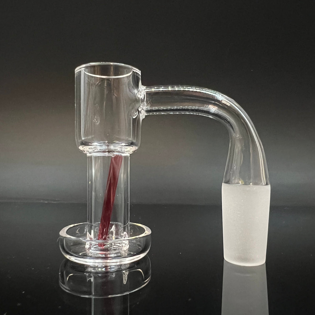 30mm Ruby Pillar – Drip Glass