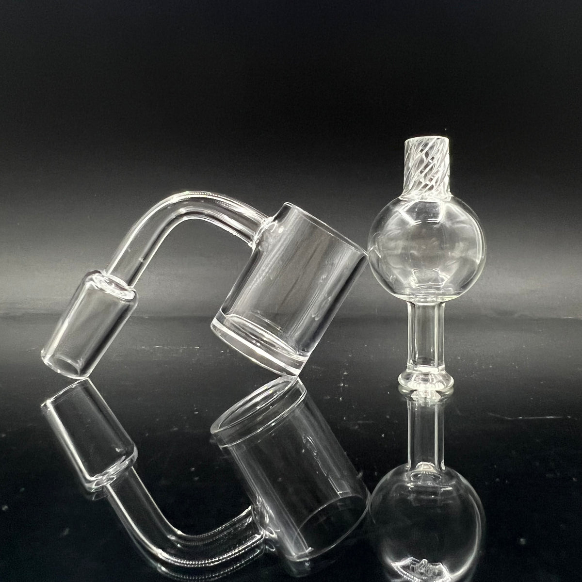 No Name Quartz Banger + Cap – Drip Glass