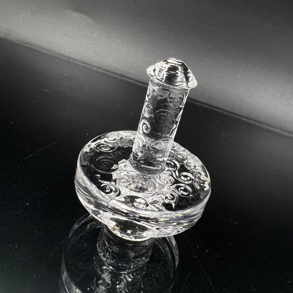 Etched Slurper Cap | Drip Glass